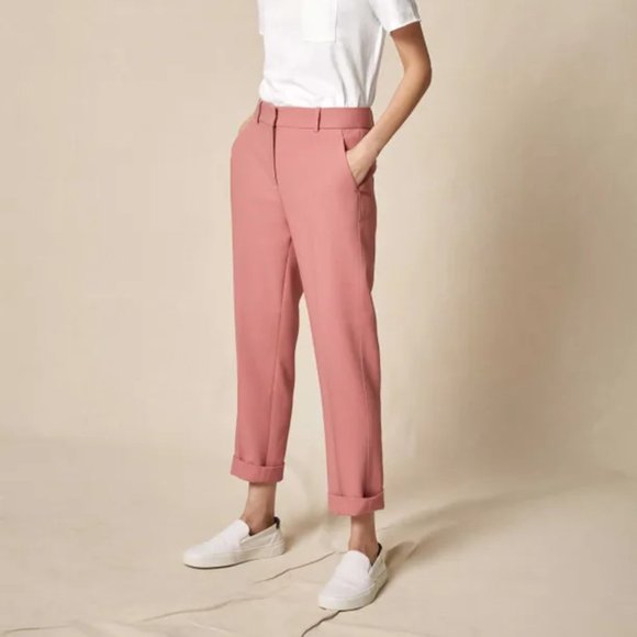 ME+EM | Pants & Jumpsuits | Meem Rose Statement Slim Crop Trouser Pants ...